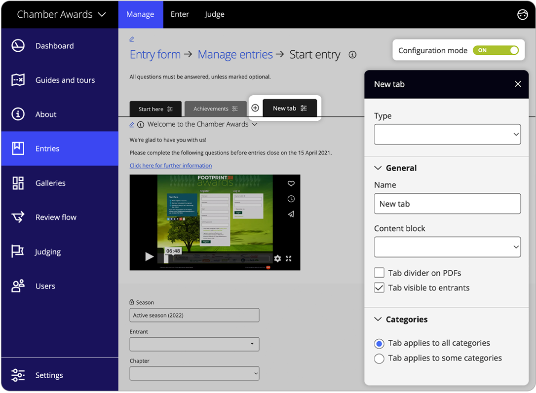 Build your awards - Awards Management Software